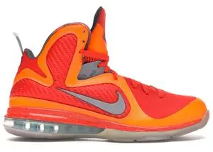 Nike Lebron Big Bang As Sneakers - Total Orange/metallic Silver/team Orange