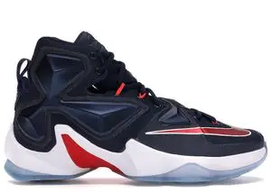 Nike Lebron Sneakers - Midnight Navy Blue/university Red/white