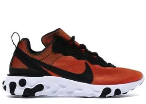 Nike React Element 55 Prm Sunrise Sneakers - Black/tour Yellow