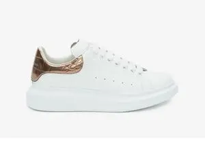 Alexander McQueen Oversized Croc-effect Sneakers