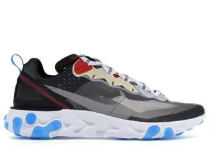 Nike React Element 87 - Dark Grey/pure Platinum/photo Blue