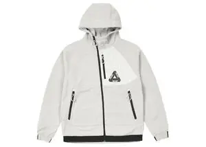 PALACE Polar Fleece Asymmetric Jacket - Stone