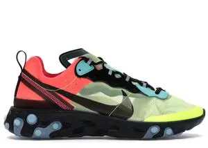 Nike React Element 87 Sneakers - Volt/aurora Green/racer Pink
