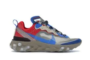 Nike React Element 87 Undercover Sneakers - Light Biege Chalk/signal Blue