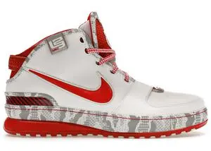 Nike Lebron 6 Ohio State Sneakers - White/red/silver