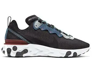 Nike React Element 55 Se Sneakers - Anthracite/pure Platinum/university Red