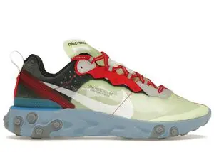 Nike React Element 87 Undercover Sneakers - Volt/university Red/black