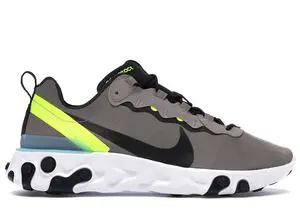 Nike React Element 55 Premium Sneakers - Pumice/black/volt