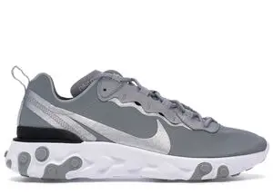 Nike React Element 55 Sneakers Metallic Silver/blackone-colorwhiteone-colorwhite