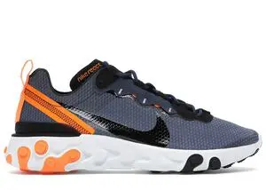 Nike React Element 55 Se - Midnight Navy Blue/total Orange/summit White