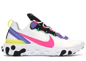 Nike React Element 55 Sneakers - White/black/psychic Purple