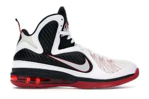 Nike Lebron 9 Sneakers - White/whiteone-colorblackone-colorsport Red
