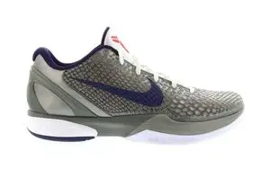 Nike Kobe 6 China 3d Sneakers - Metallic Pewter/ink/white