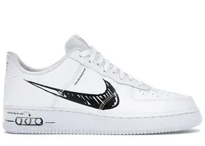 Nike Air Force 1 Low Sketch - White/black
