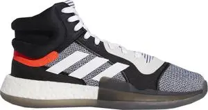 Adidas Marquee Boost High-top Sneakers - White/core Black/blue