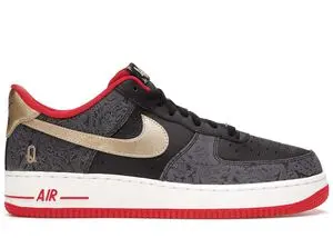 Nike Force 1 Low Spades - Black/metallic Gold/university Red