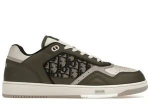 Dior B27 Low Top Sneakers - Olive/cream/beige