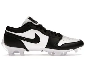 JORDAN 1 Low Td Cleat - Black/white