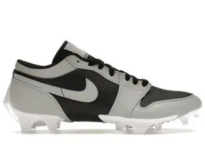 JORDAN Jordan 1 Low TD Cleat Shadow 2.0 Black/light Smoke Grey/white