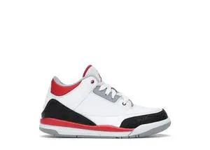 JORDAN Retro Sneakers - White/fire Red/silver