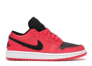 JORDAN Air Jordan 1 Low Top Sneakers Siren Red/black/white