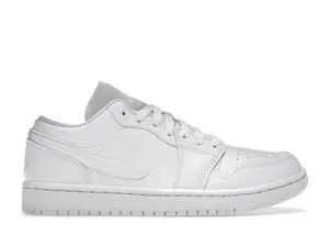 JORDAN 1 Low Triple Sneakers - White
