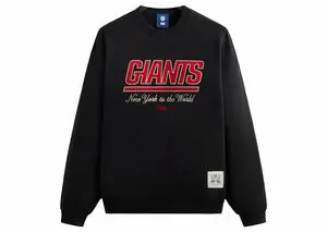 Kith X Nfl Giants Nelson Vintage Crewneck - Black
