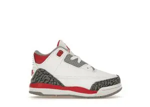 JORDAN 3 Retro Sneakers - White/fire Red/cement Grey