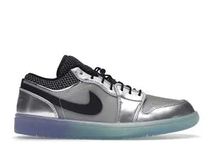 JORDAN Jordan 1 Low Toggle Sneakers Silver/black/teal