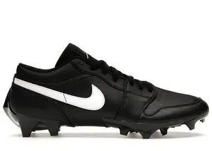 JORDAN 1 Low Td Cleat - Black/white