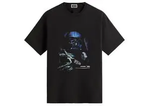 Kith X Star Wars Darth Vader Space Poster Vintage Tee Shirt - Black Ph