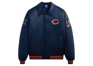 Kith X Nfl Bears Satin Bomber Jacket