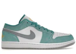 JORDAN Air 1 Low Se - New Emerald/white/light Steel Grey