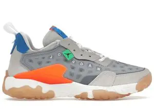 JORDAN Delta 2 Sneakers - Light Smoke Grey/total Orange/light Photo Blue
