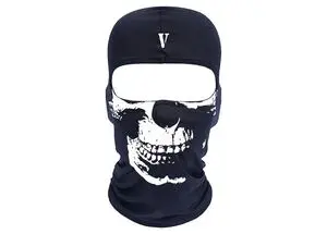 VLONE Skull Ski Mask - Black/white