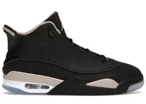 JORDAN Dub Zero Basketball Shoe - Black/white/fossil Stone