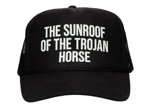 VIRGIL ABLOH Brooklyn Museum Trojan Horse Cap - Black