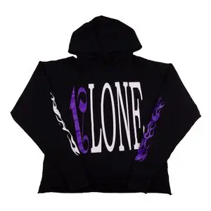 VLONE X Palm Angels Hoodie - Black/purple