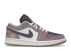 JORDAN 1 Low Unity Sneakers - Purple Smoke/sail