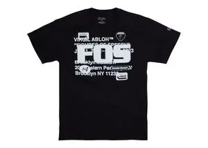 VIRGIL ABLOH Brooklyn Museum Fos Abloh Bkm T-shirt - Black