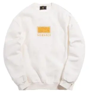 Kith X Versace Greek Key Crewneck - Off/white