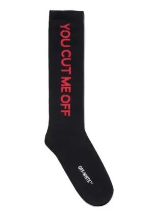 VIRGIL ABLOH Mca Figures Of Speech Socks