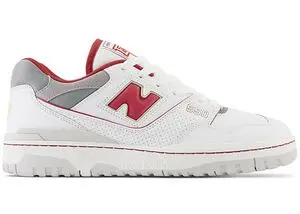 NEW BALANCE 550 Sneakers - White/grey/red