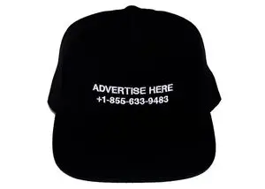 VIRGIL ABLOH X Ica Figures Of Speech Advertise Here Cap - Black