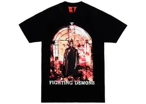 JUICE WRLD X Vlone Demon T-shirt - Black
