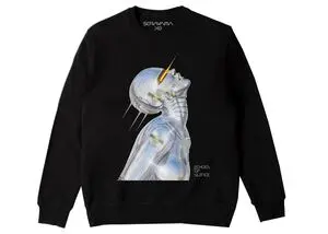 HAJIME SORAYAMA X The Weeknd Echoes Of Silence Cover Crewneck Sweatshirt - Black
