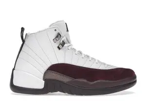 JORDAN 12 Retro Sp A Ma Maniére Sneakers - White/black/burgundy Crush