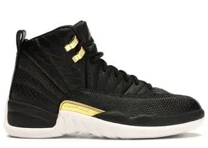JORDAN Air Jordan 12 Retro Sneakers Black/metallic Gold/white