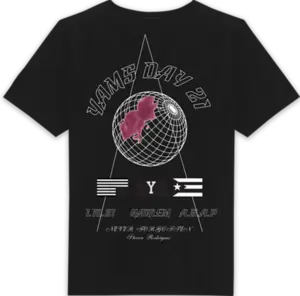 YAMS DAY Yamborghini Foil Print T-shirt - Black