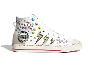 Adidas Nizza Hi Disney Sneakers - Cloud White/wonder Glow